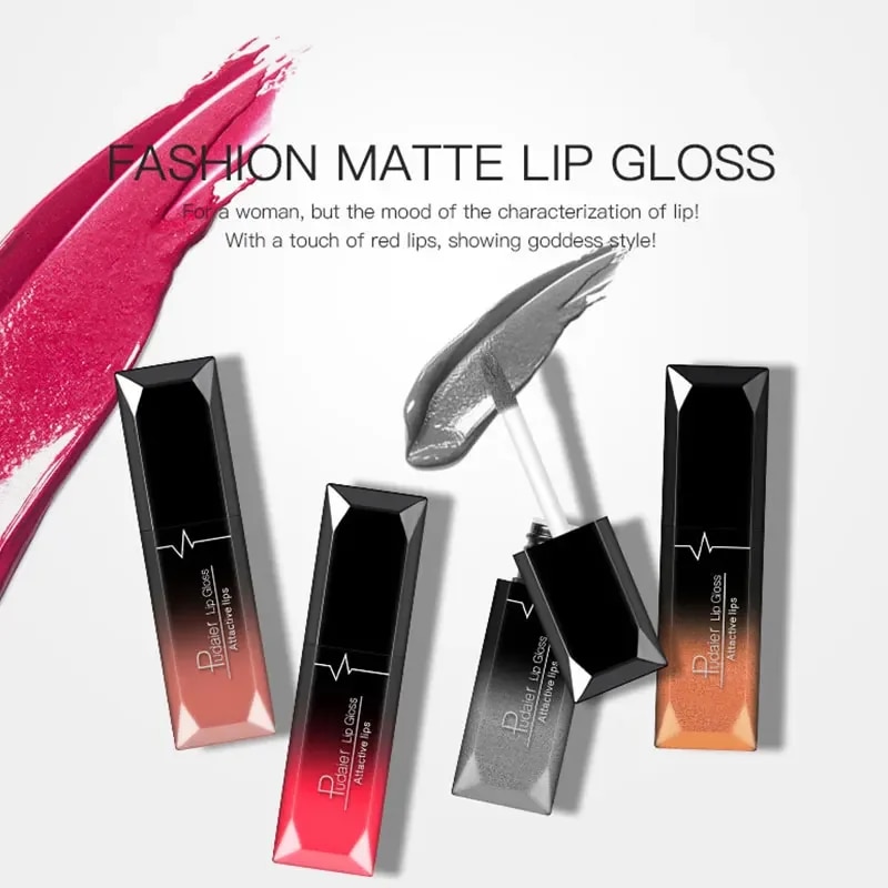 21 Colors Mirror Pearl Lip Gloss Waterproof Long Lasting Moisturizing ...