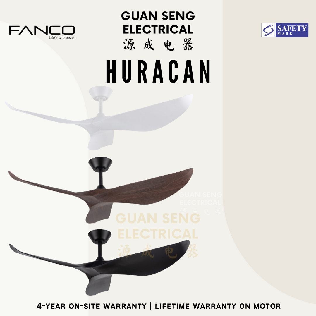 FANCO Huracan 52" DC Motor Ceiling Fan with Remote Control | Guan Seng ...