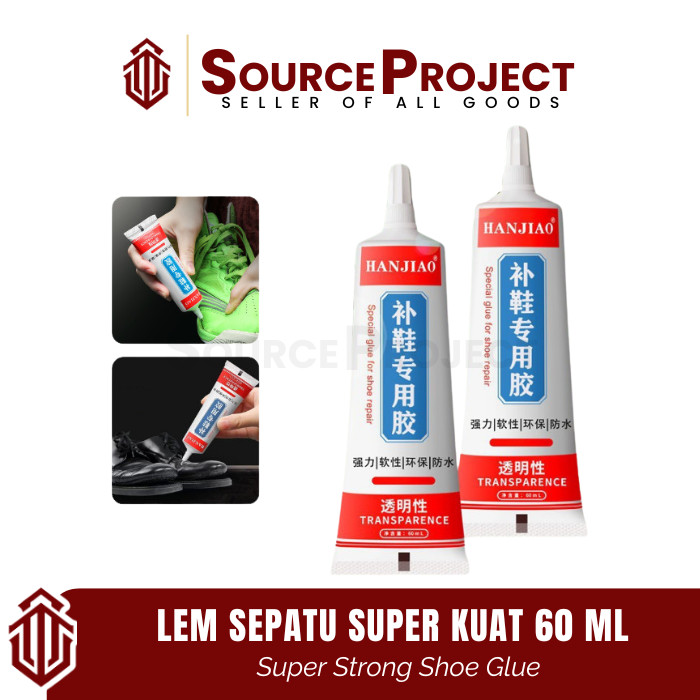 Lem Sepatu Super Kuat Tahan Air 60ml Transparan | Source Project ...