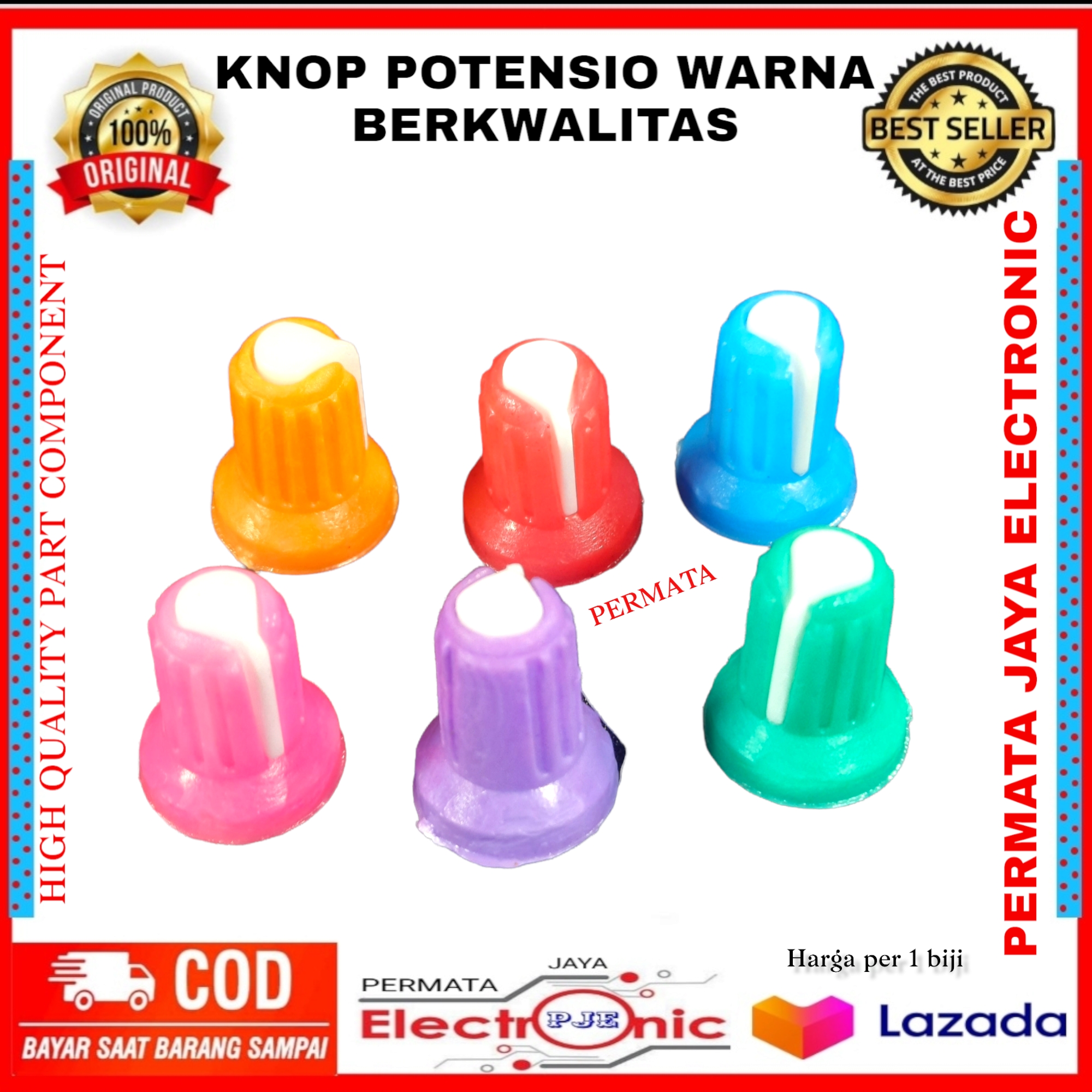 KNOP POTENSIO WARNA BERKWALITAS 1pcs | Lazada Indonesia