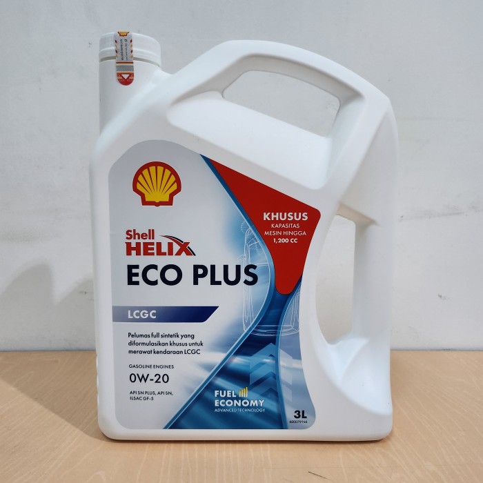 Oli Mobil Shell ECO PLUS 0W-20 - 3 LITER | Lazada Indonesia