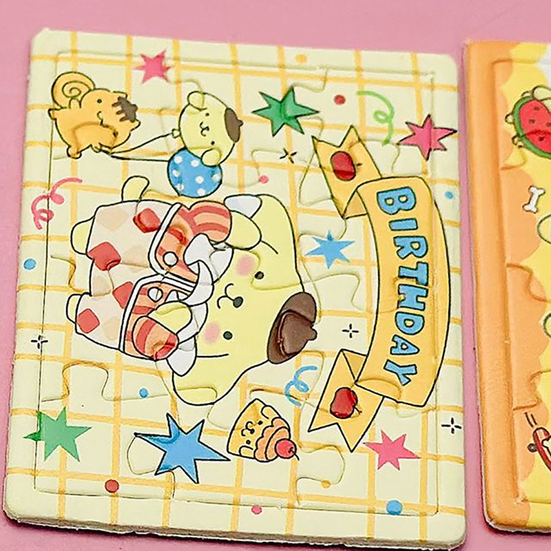 5PCS/box Cartoon Sanrio Fun Puzzle Learning Props Montessori Kid Toy 3D ...