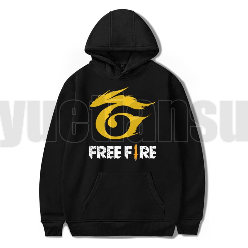 2021 เกมยอดนิยมใหม่ Free Fire Hoodies เด็ก Free Fire Casual Plus ขนาด ...