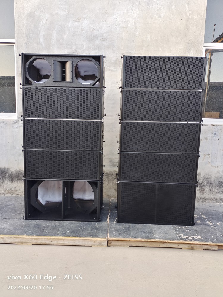 Double 12-inch linear array audio empty box large-scale stage equipment ...