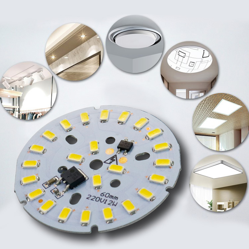 【GlobalTrendz】Dimmable AC 220v led pcb plate SMD5730 3w 5w 7w 10w 12w ...