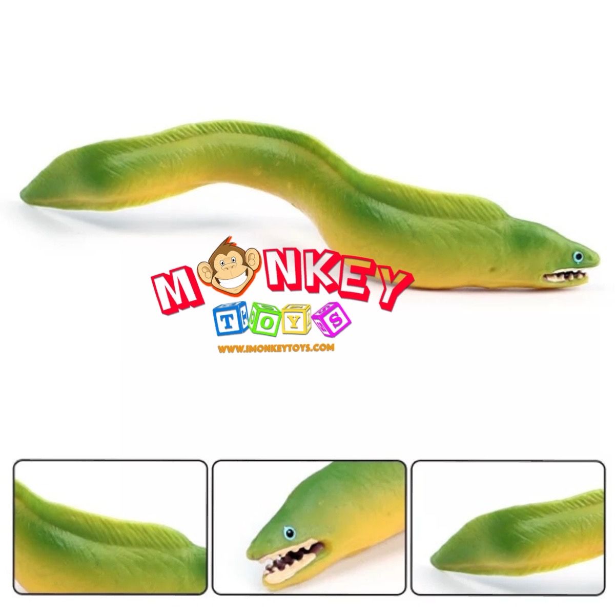 Monkey Toys - Eel Moray ปลาไหล ขนาด 14.50 CM (จากหาดใหญ่) - Monkey Toy ...
