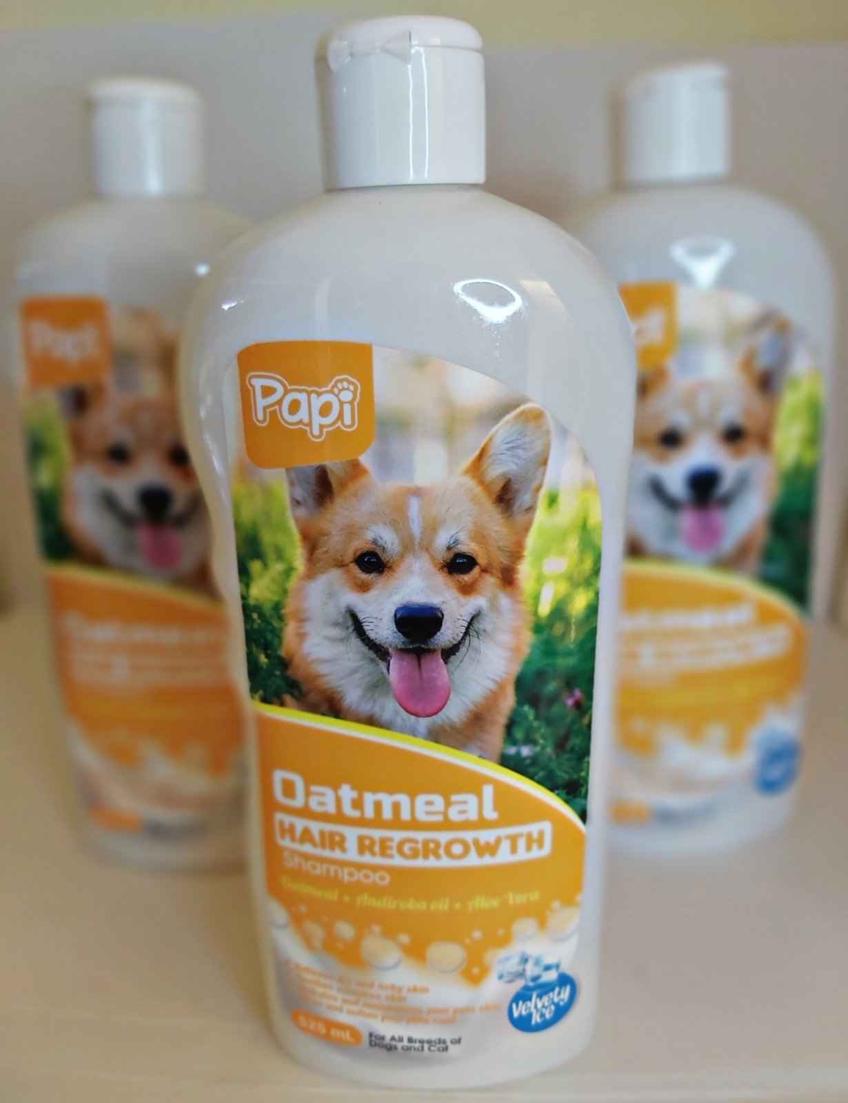 [FC REYES AGRIVET] PAPI Oatmeal Hair Regrowth Shampoo 525ml / For all ...