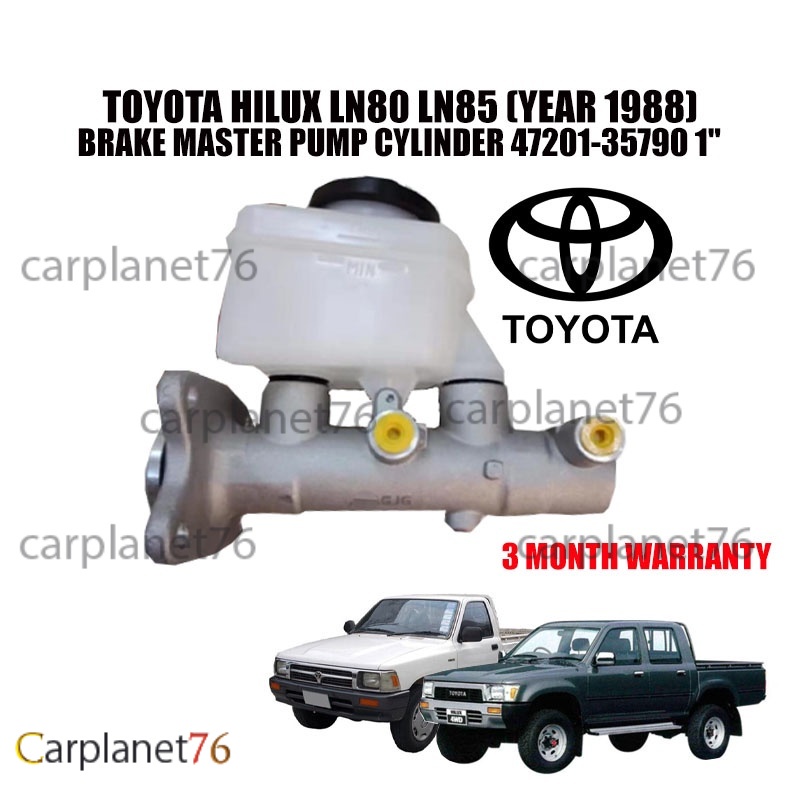 TOYOTA HILUX LN80 LN85 (YEAR 1988) BRAKE MASTER PUMP CYLINDER 47201 ...