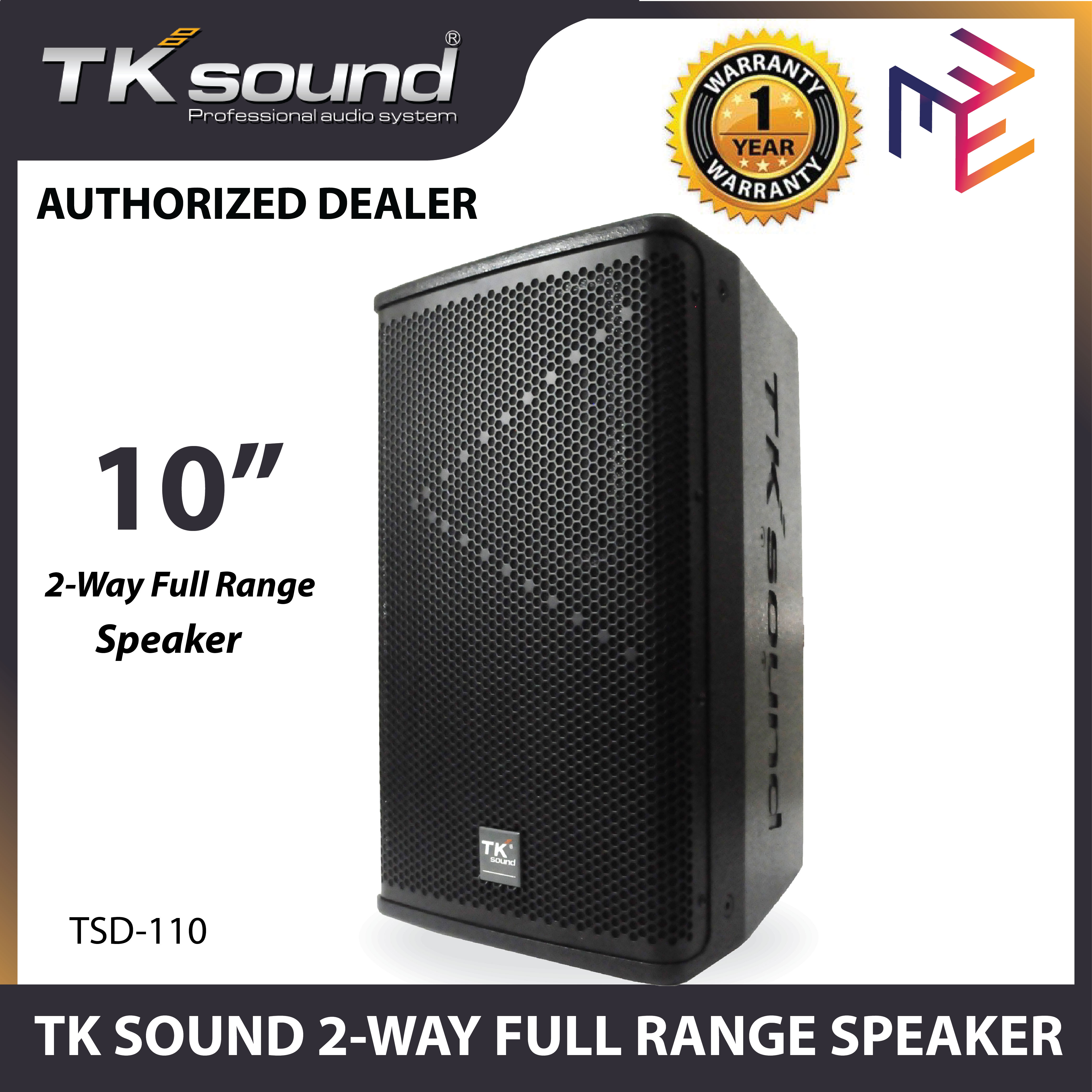 Tk Sound by Winland 10 inches 2-Way Full Range Professional Speaker ...