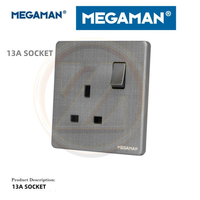 ~SIRIM~Megaman GREEY SSO Z8 Switch Socket and Wall Switch Modern Tartan ...