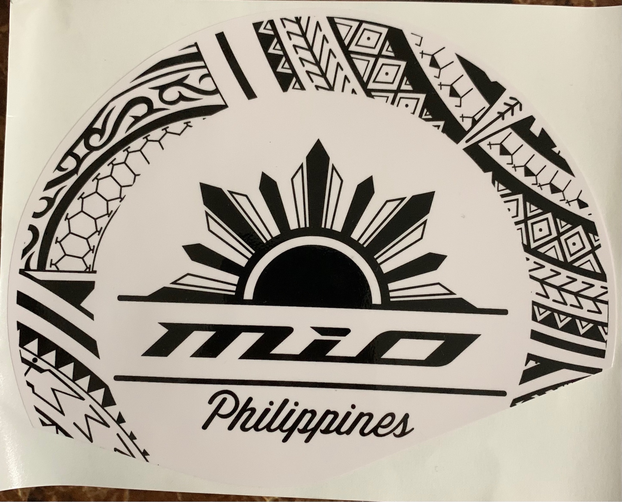 Mio 125i M3 front panel sticker #findurtrip design. | Lazada PH