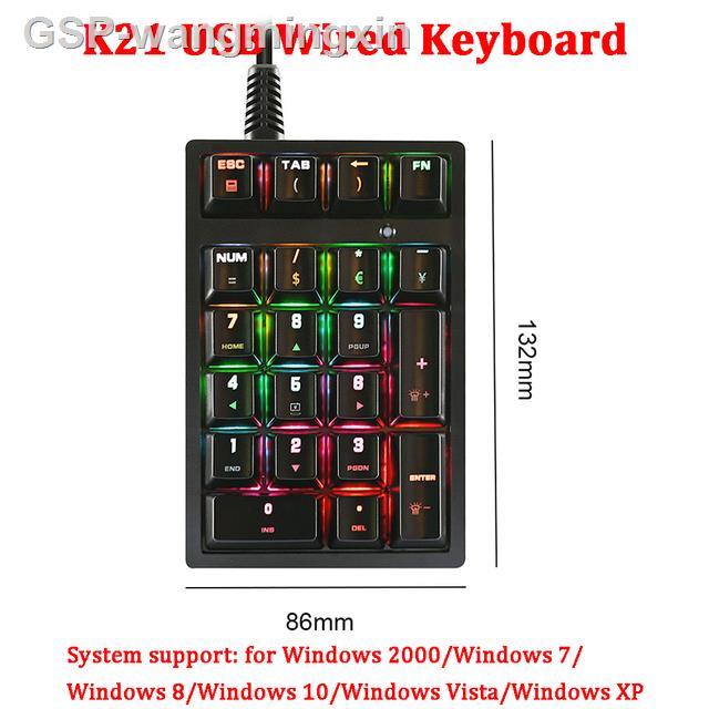 wangmingxin 21 Keys Hot-Swap Numeric Keypad Mechanical DIY Type C Wired ...