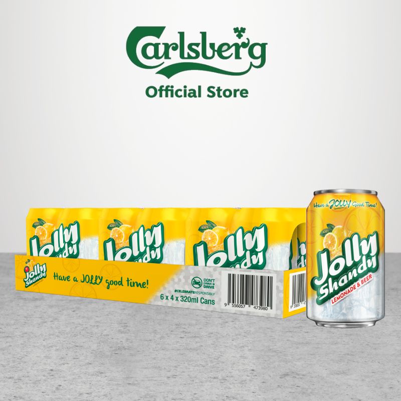 Jolly Shandy Lemon Beer Can 320ml ( Pack of 24) | Lazada Singapore