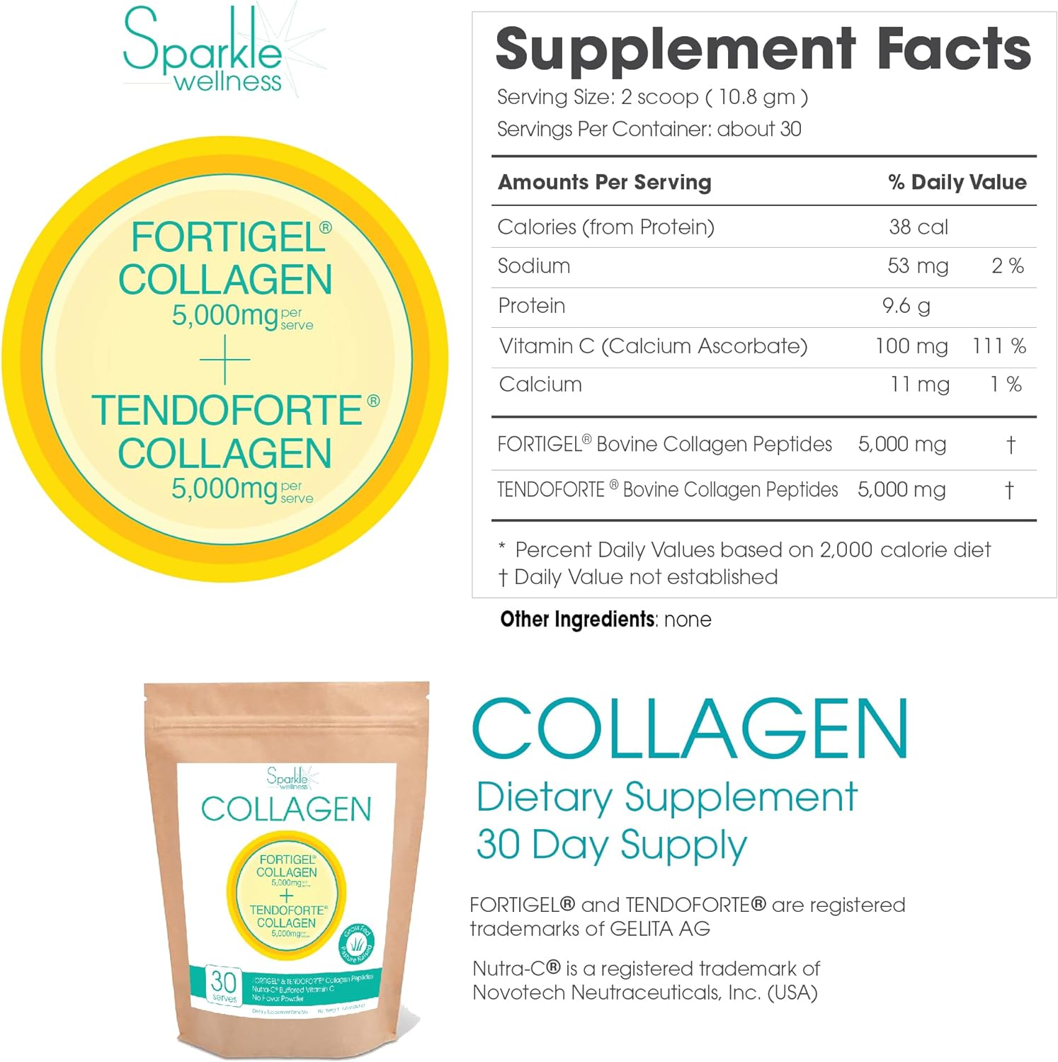 Sparkle Joint Boost (No Flavor) [30-Serves] FORTIGEL & TENDOFORTE Non ...