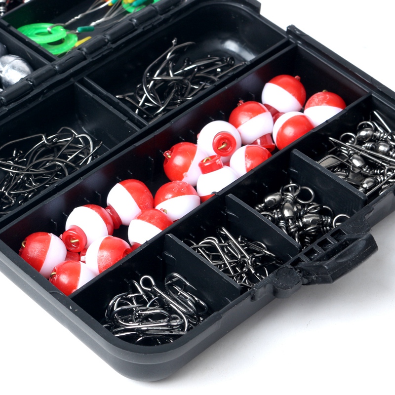 263PCS Fishing Accessories Fish Tackle Box Fishing Accessories Case ...