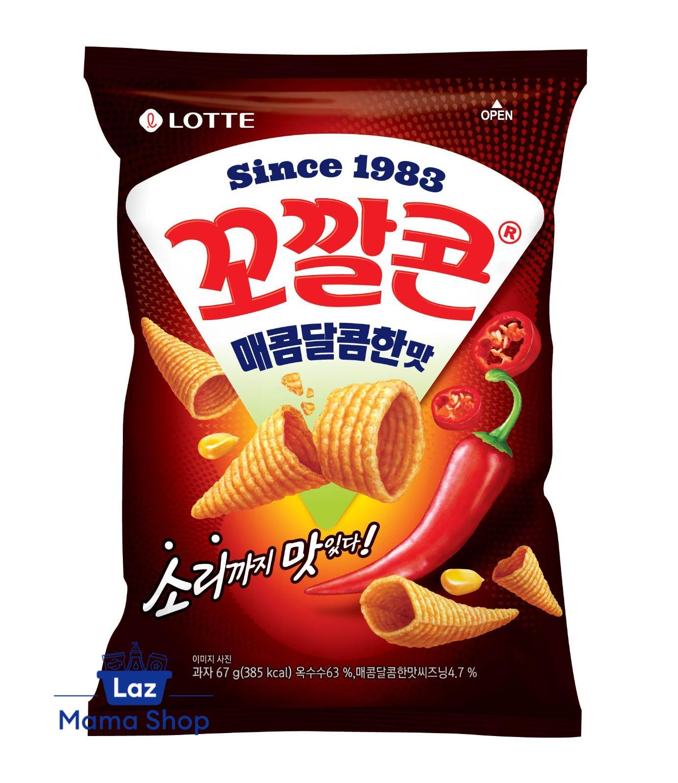 Lotte Kokkal Corn Sweet & Spicy Corn Snack (Laz Mama Shop) | Lazada ...