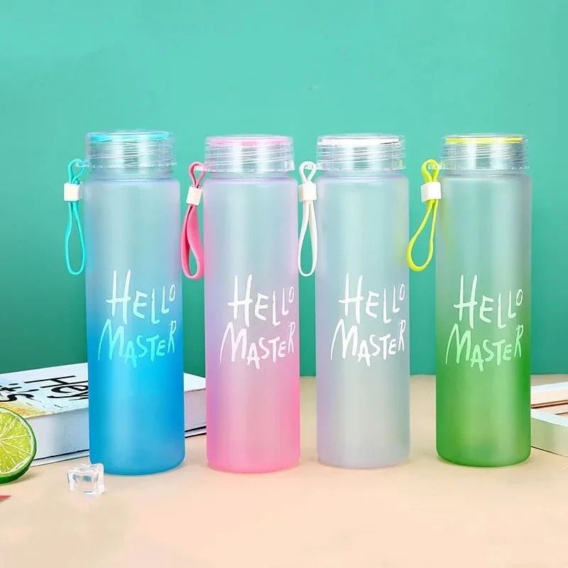 Hello Master Glass Water Bottle For School/College/Office (480 ml) - 1 ...
