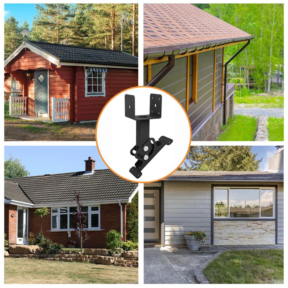 Sturdy 304 Stainless Steel Pergola Roof Riser Beam Bracket Adjustable ...