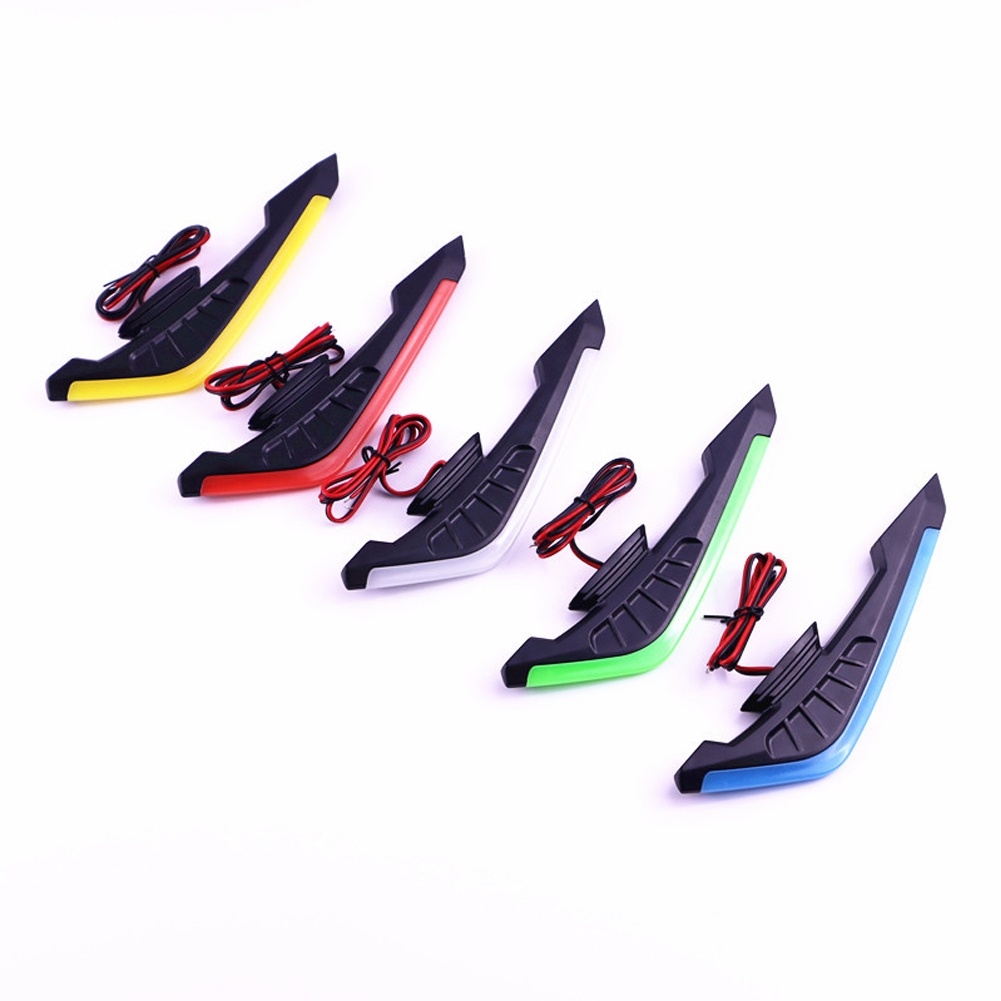 2Pcs Motorcycle Front Winglets Stylish Aerodynamic Wing Spoiler with ...