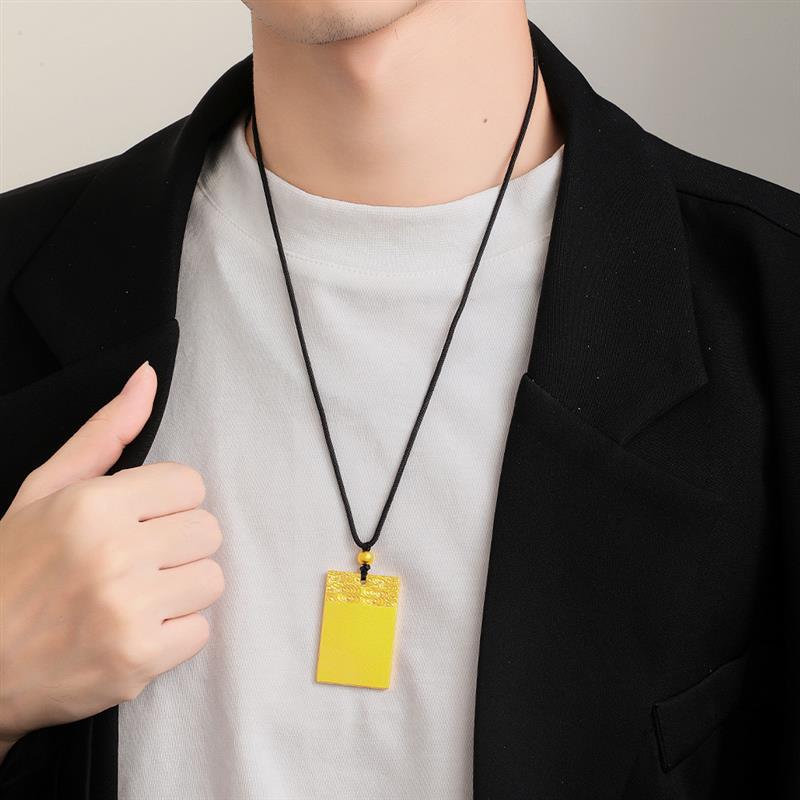 【Must-have】Hong Kong Gold Safe and Safe Pendant Gold Bag Silver Year of ...
