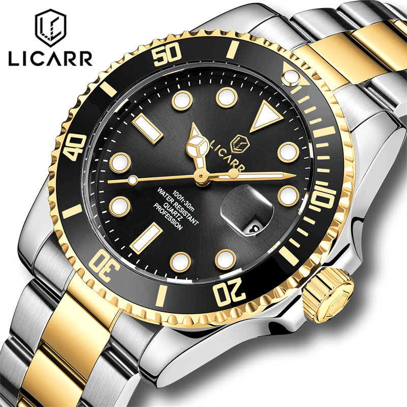 LICARR Top Brand Watch Men Luxury New Sport Fashion Casual Waterproof ...