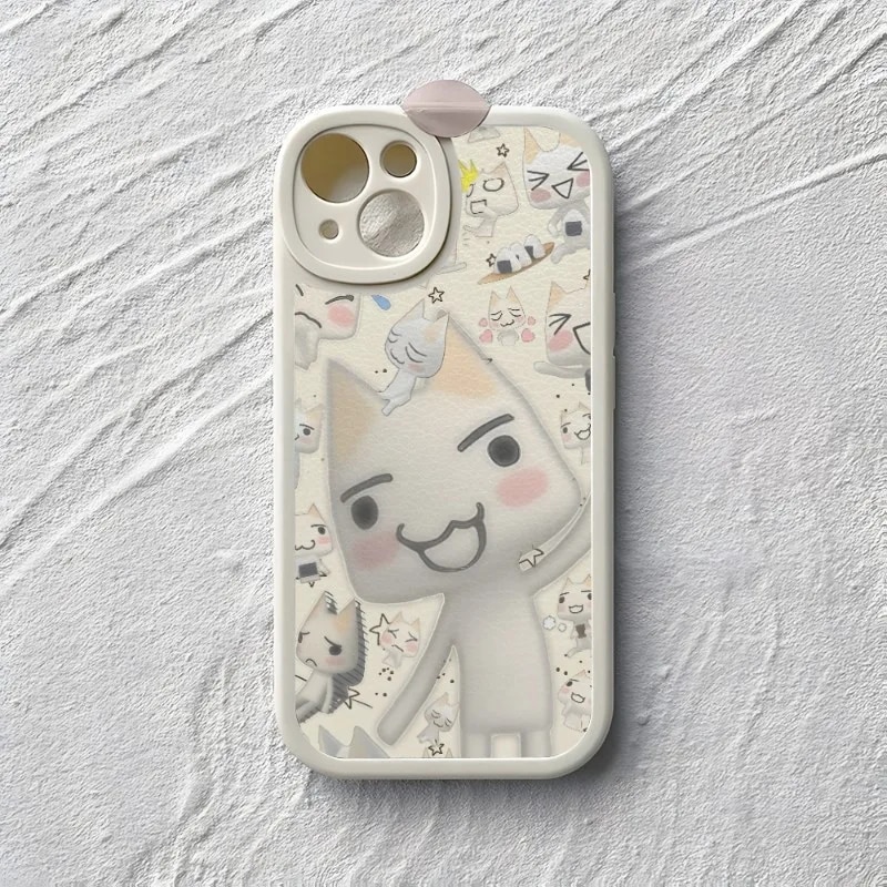 INS Cute Toro Inoue Cat Phone Case For Iphone 15 14 13 12 Pro Max 11 ...