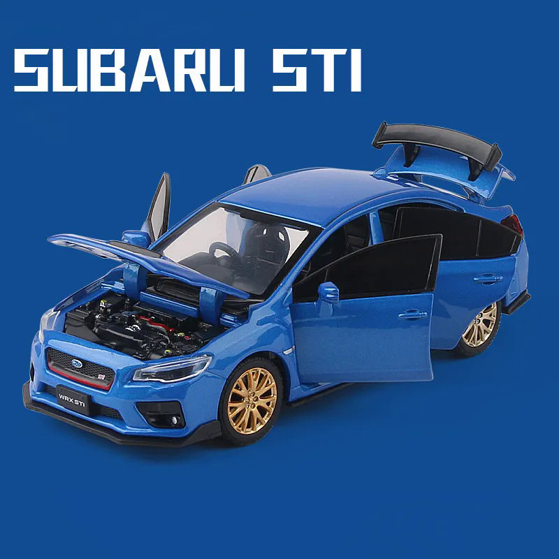 1:32 Subaru STI WRX 2016 Supercar Alloy Diecast Car Model Miniature ...