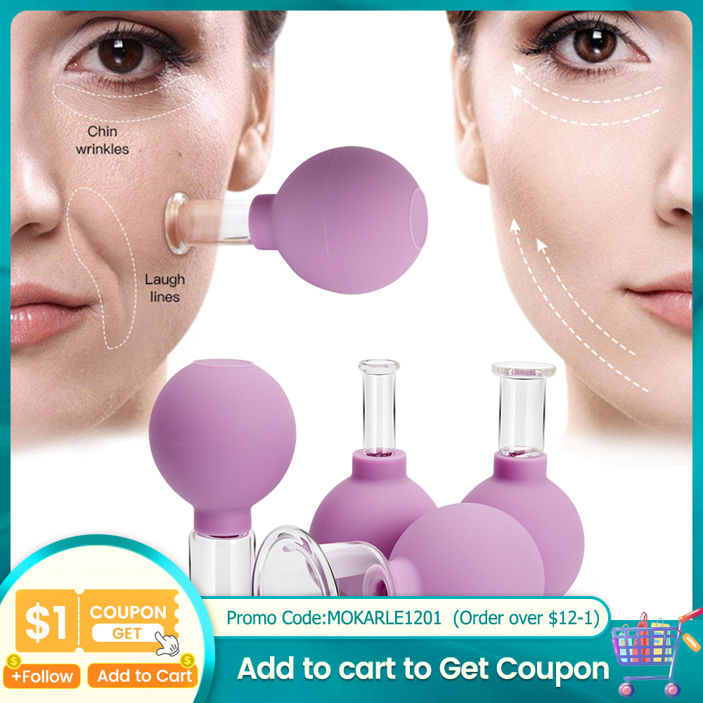 Massager for Face Rubber Cupping Massage Body Cup Facial Skin Lifting ...
