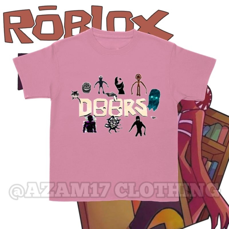Children's T-shirt เสื้อยืด พิมพ์ลาย Roblox Doors Game Roblox สําหรับ ...