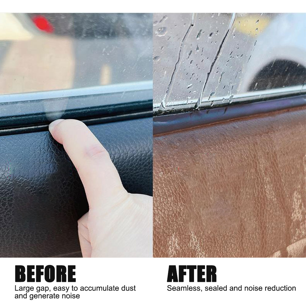 1/2/4m Car Window Seal Strip Car V Shape Rubber Side Window Filler ...