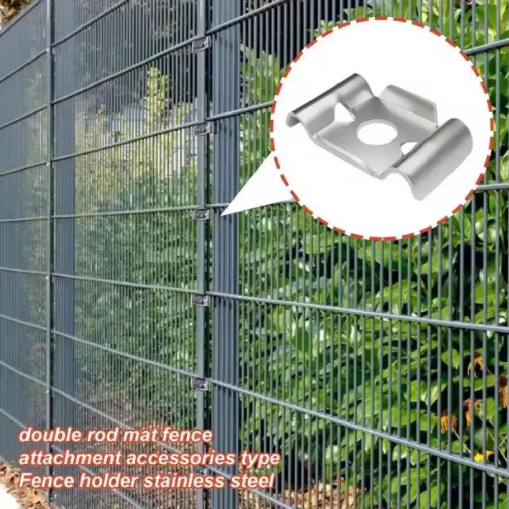 Fixing Clamps Stainless Steel Material Fence Attachment Clamps Anti ...