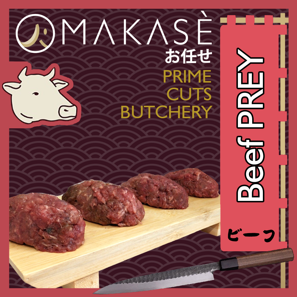[BEEF MEAT & ORGANS PREY DIET] - Omakase Pet Butchery - Raw Dog & Cat ...
