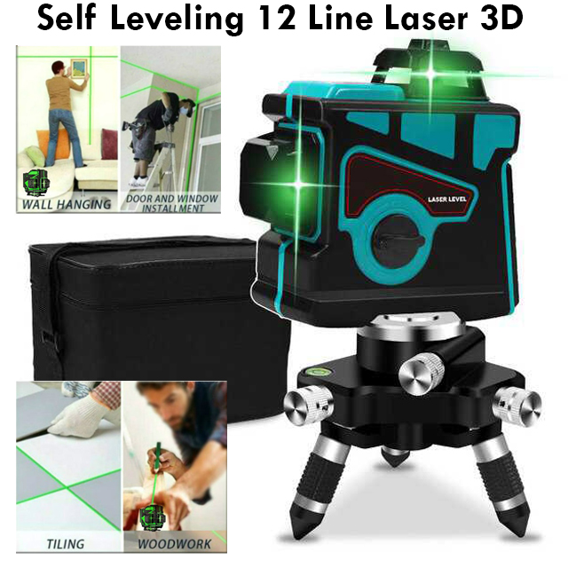 Hilda Mesin Self Leveling 12 Line Laser 3D High-precision Horizontal ...