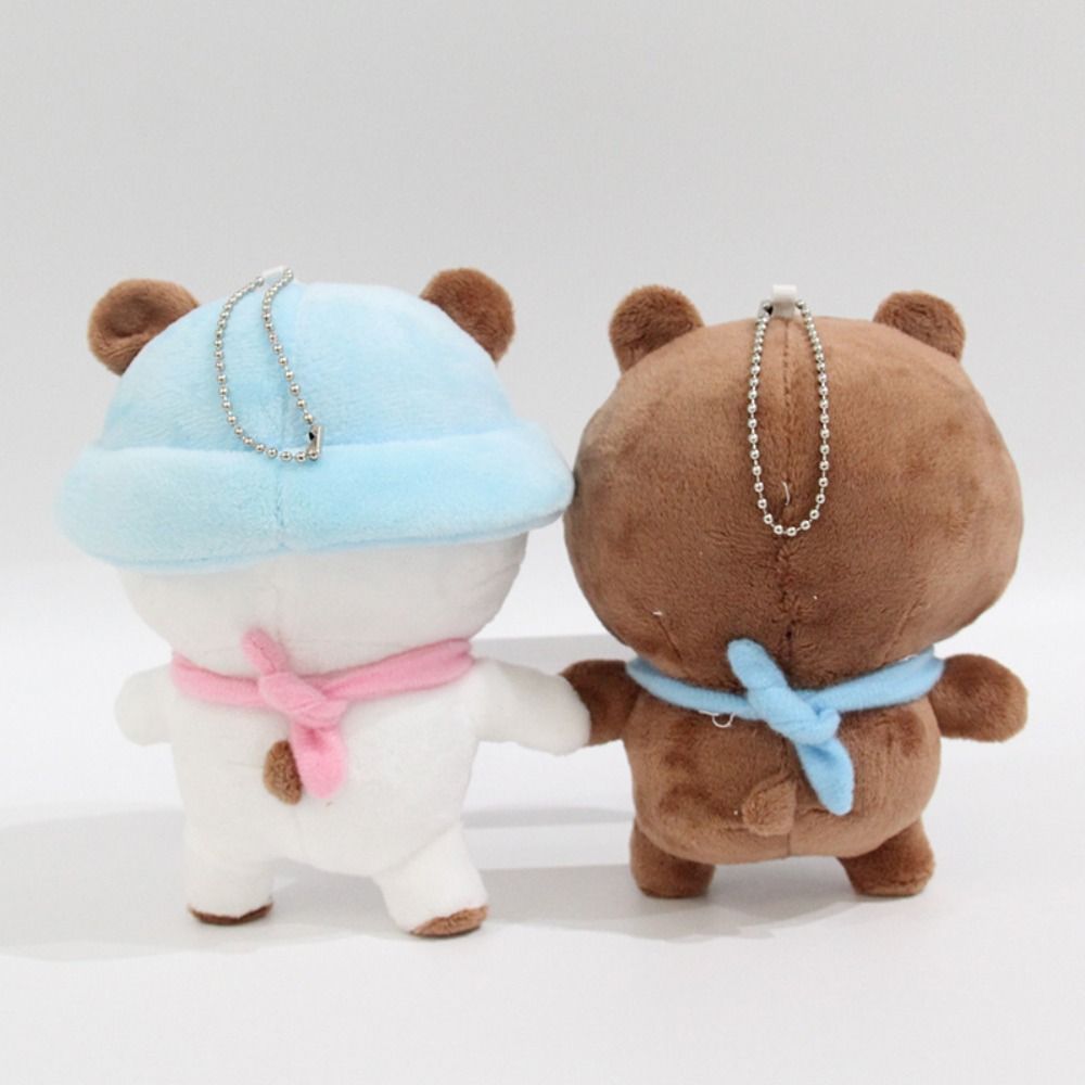 Kids Toy Stuffed Doll Yier Panda Keychains Brown Bear Soft Plushies ...