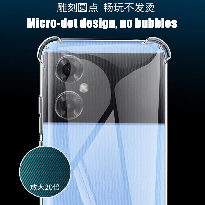 xprmy for Redmi Note 11R Shock Absorbing Ultra Clear Jelly Case Soft ...