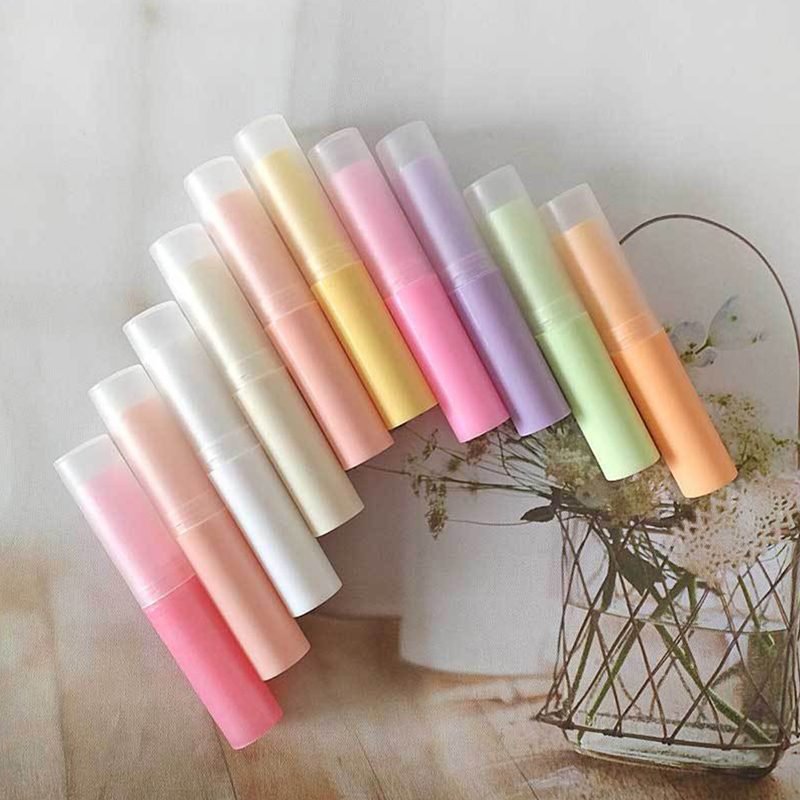 5Pcs/lot 3g Lip Balm Container With Caps Mini Empty Lip Balm Stick Tube ...
