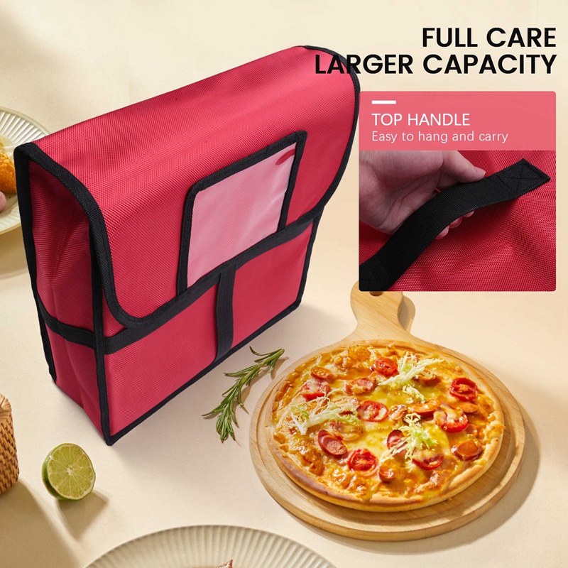Insulated Pizza Food Delivery Bag Professional Large Pizza Delivery Bag ...