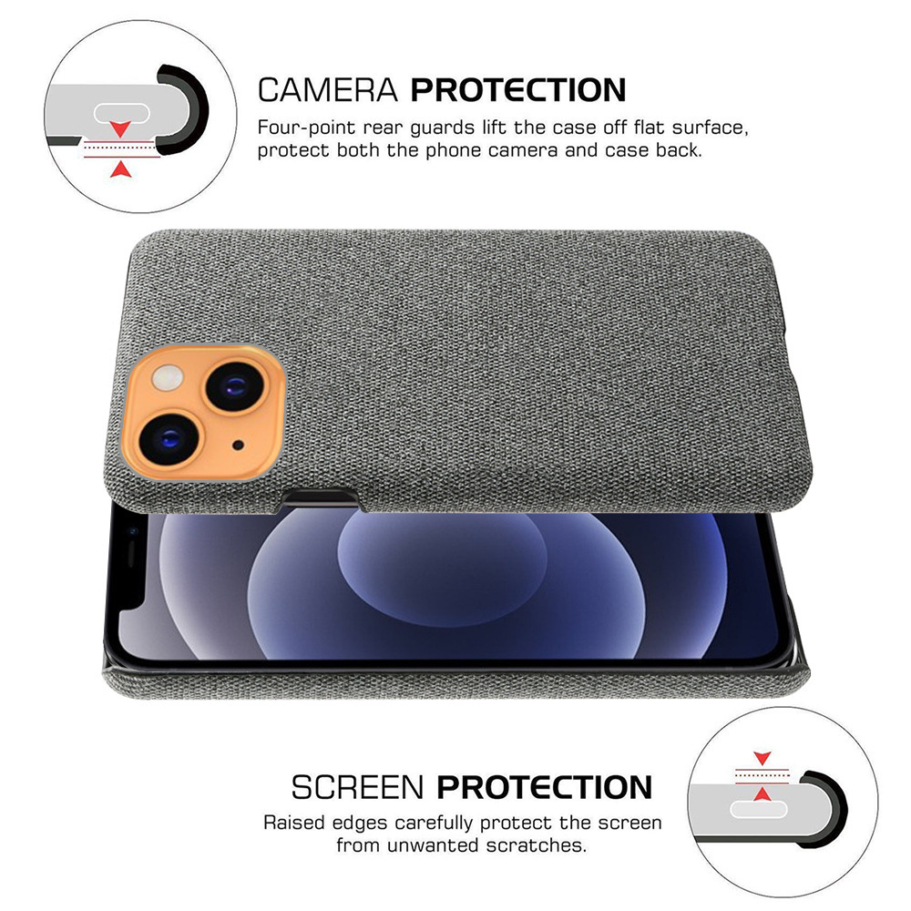 Iphone 12/12 Pro Phone Case,Canvas Lightweight Phone Case Cover for ...