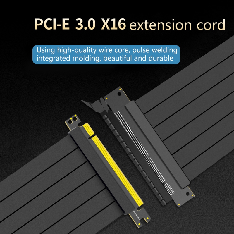 15/20/25/30/40/50/60cm Full Speed 3.0 PCIE X16 Riser Cable Graphics ...