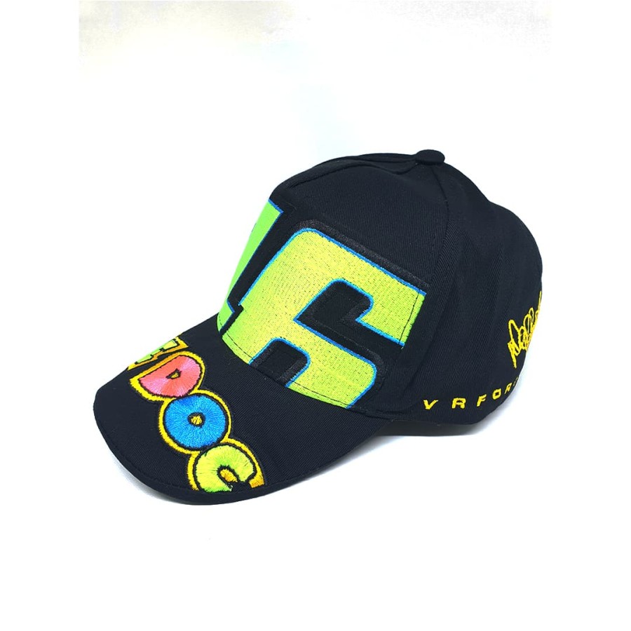 Topi Spesial import MotoGP 46 Valentino Rossi The Doctor Hitam | Lazada ...