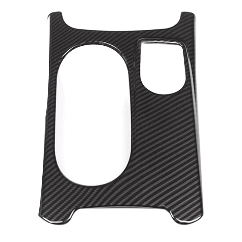 BC 6Pcs Carbon Fiber Car Console Center Dashboard Cover Stickers Trim ...