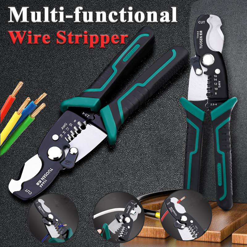 Multi-functional Wire Stripper Crimper Pliers Hand Tool for Cable Wire ...