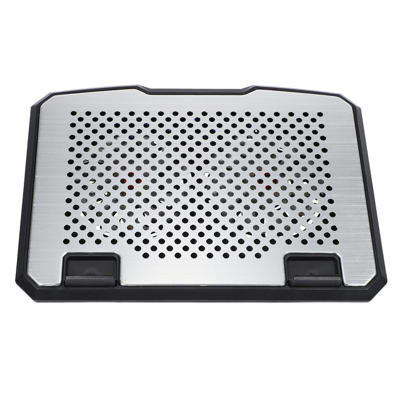 Laptop cooling pad 15 inch aluminum+ plastic height adjustable double ...