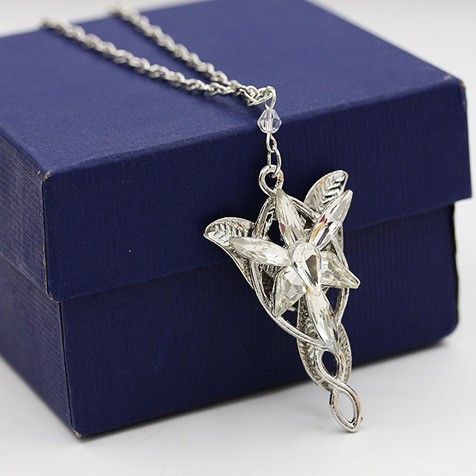 New Lord of the Rings Elf Princess Jewelry Twilight Star Necklace ...