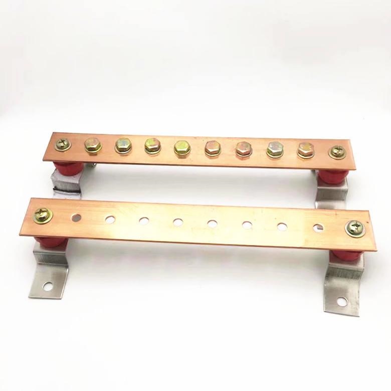 100 Pure Copper 💯】 T2 copper bar bus copper bar equipotential grounding ...