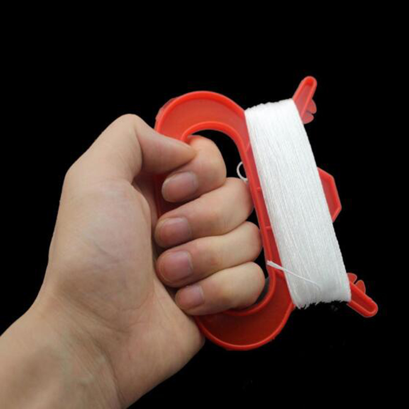 50m Outdoor Sports Fly Kite Line String with D Shape Winder Board Tool ...