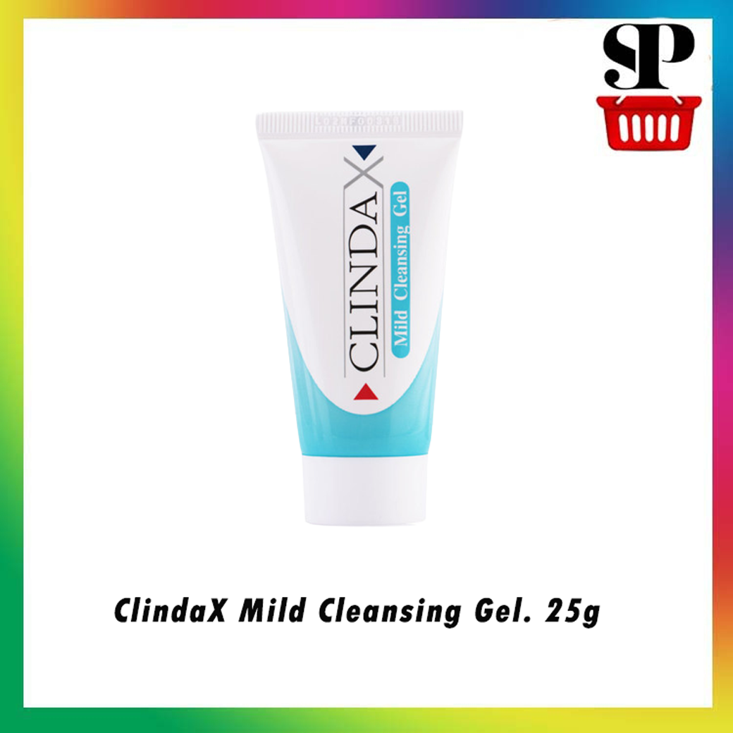 ClindaX Mild Cleansing Gel เจลลดความมัน ลดสิว 1 หลอด ขนาด 25 กรัม ...