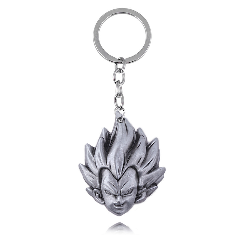 Dragon Z Super Saiyan Vegeta Son Goku Keychain Cosplay Keyring Metal ...