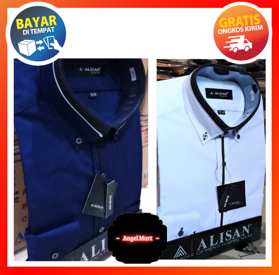 ALISAN Original Kemeja Polos-Kombinasi Lengan Panjang / Lengan Pendek ... ALISAN Original Kemeja Polos-Kombinasi Lengan Panjang / Lengan Pendek ...