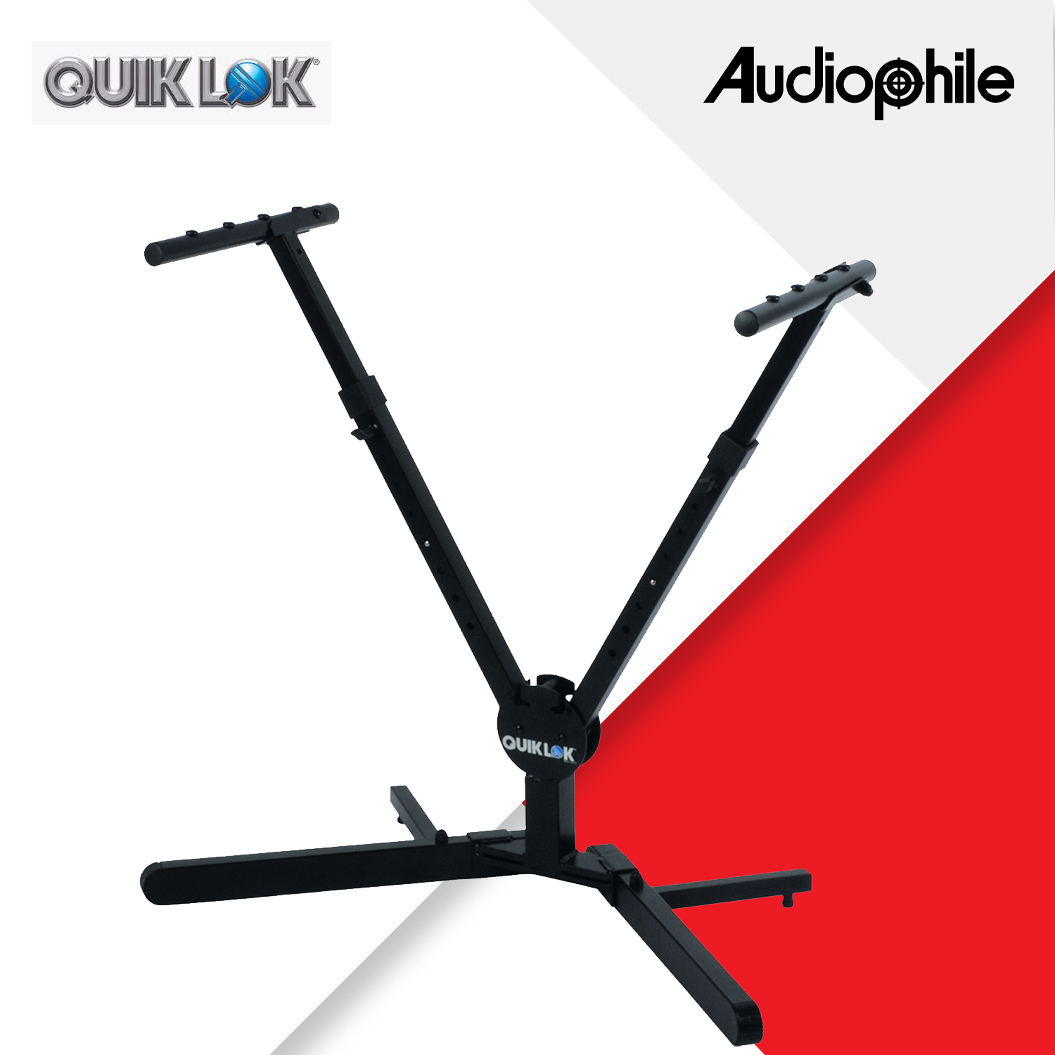 Quik Lok QLY40 Y-Style Single Tier, Height Adjustable, Rapid Setup ...